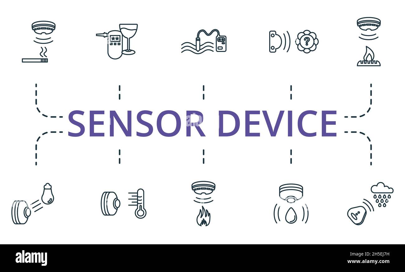 Lichtsensor icon Stock-Vektorgrafiken kaufen - Alamy