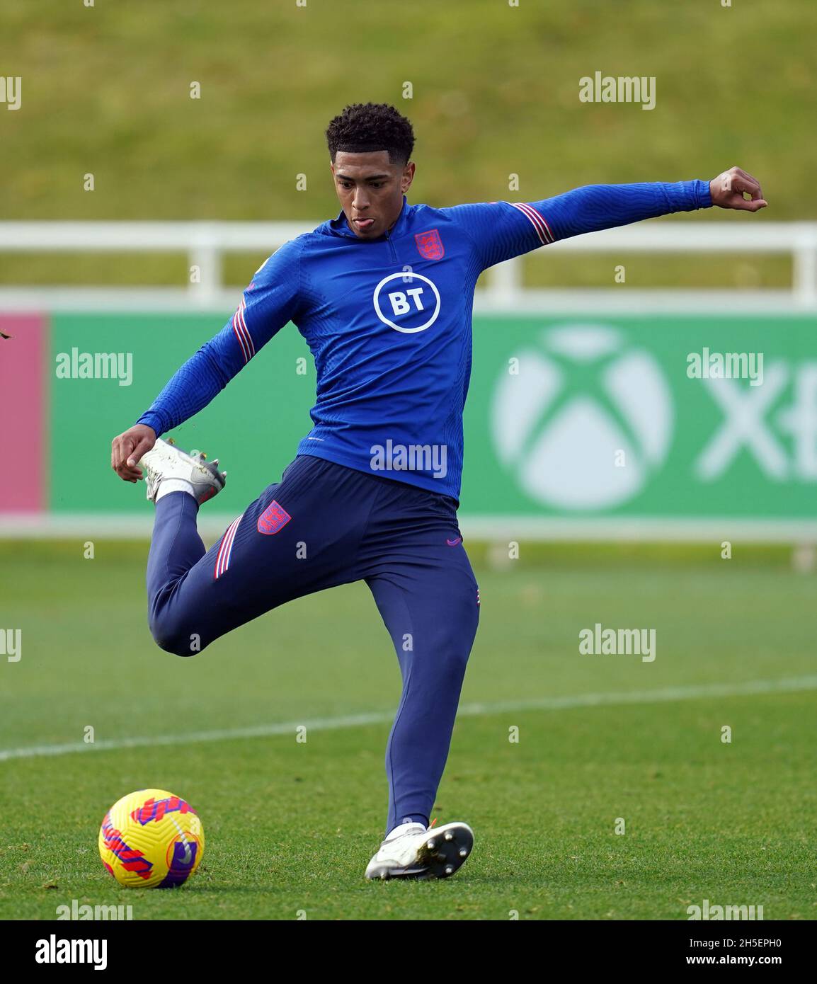 Der englische Jude Bellingham während einer Trainingseinheit im St ...