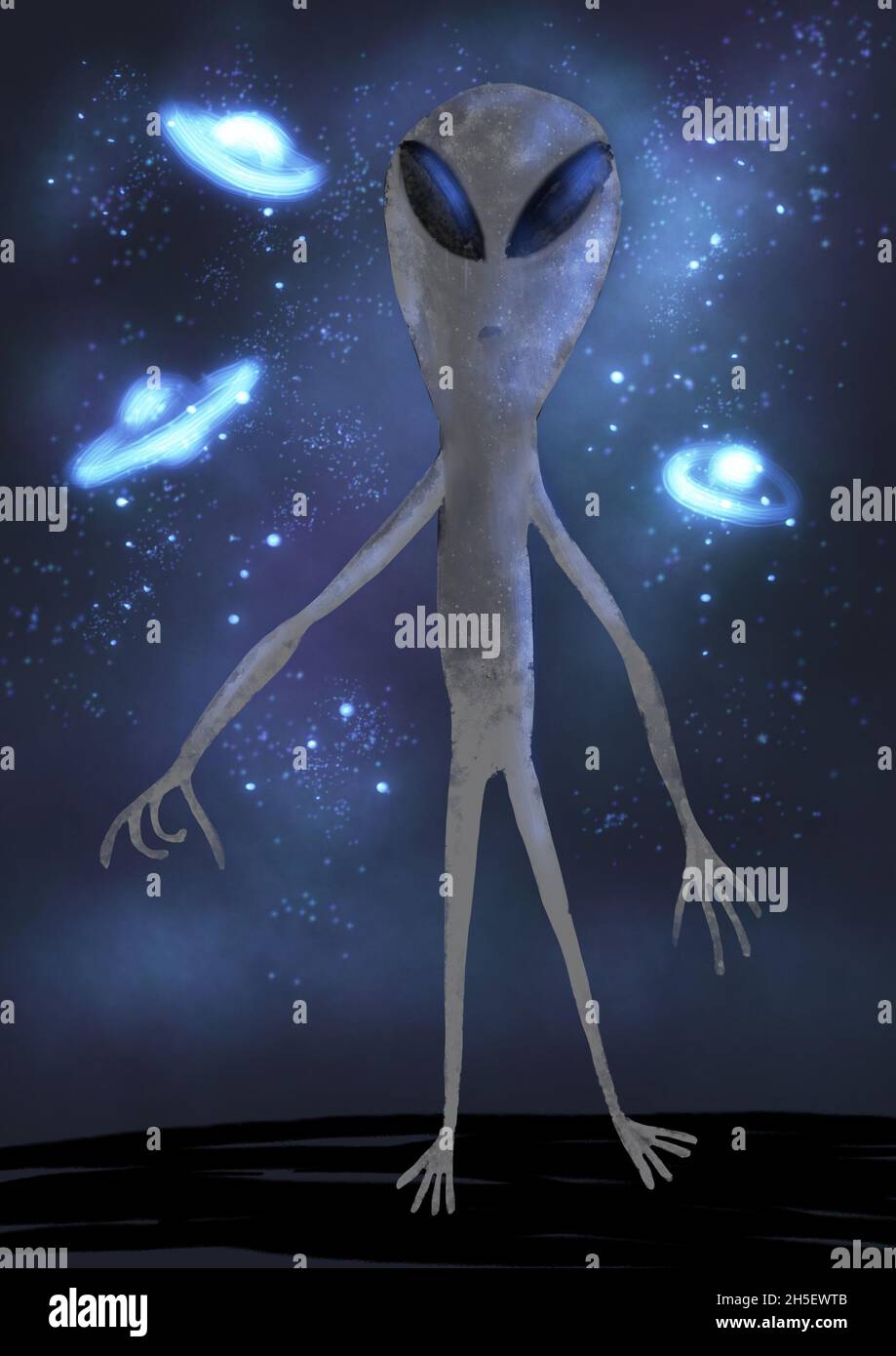 Grey alien -Fotos und -Bildmaterial in hoher Auflösung – Alamy