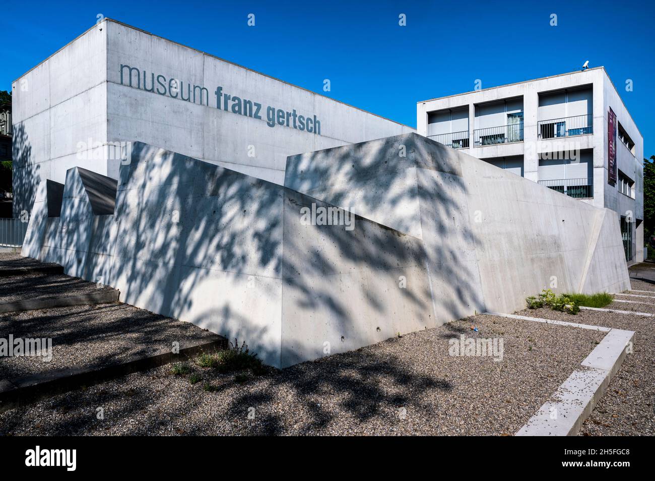 Das Museum Franz Gertsch in Burgdorf am 10.06.2016. *** Ortsüberschrift *** Beton, Burgdorf ...