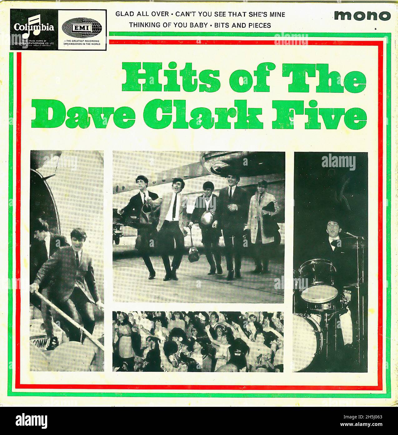 Vintage Single Album Cover - Dave Clark Five - Hits of The Dave Clark Five - EP - UK - 1964 ...