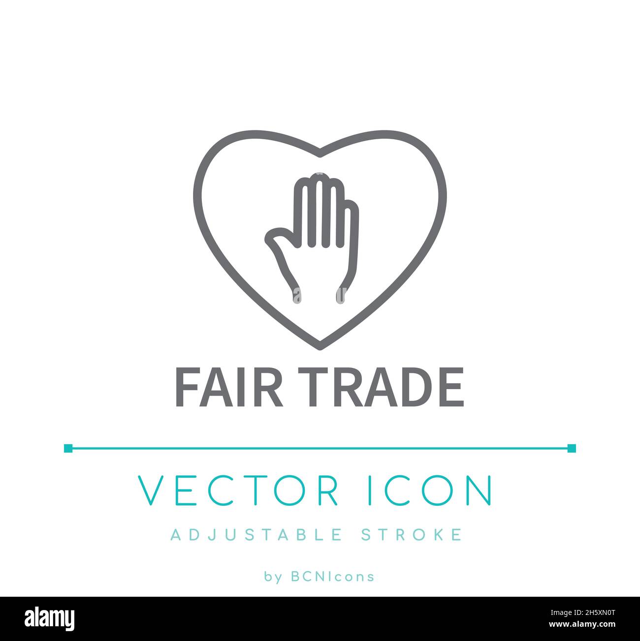 Fairtrade symbol Stock-Vektorgrafiken kaufen - Alamy