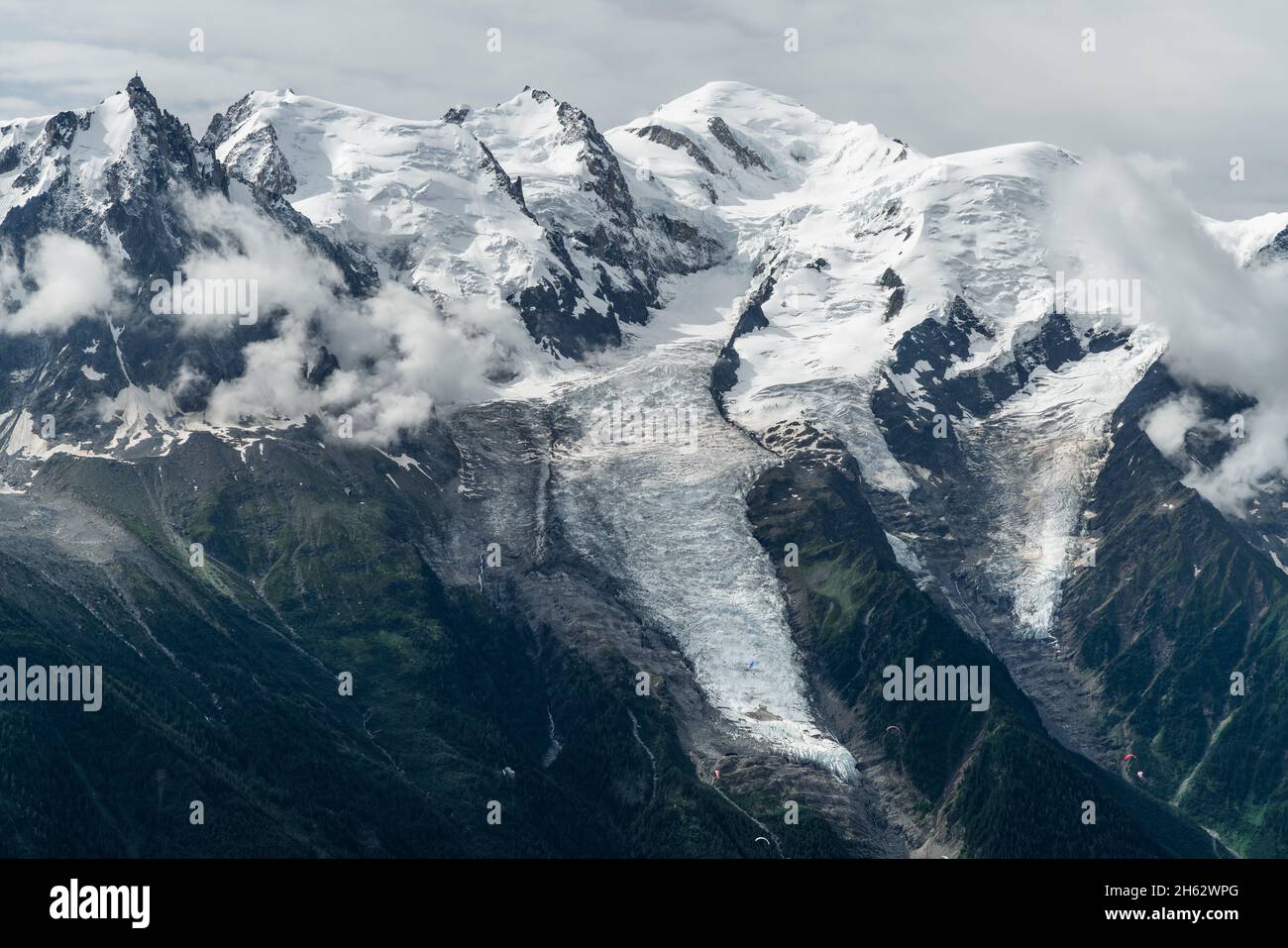 Gletscher des bossons gebirgsmassiv du mont blanc -Fotos und -Bildmaterial in hoher Auflösung ...
