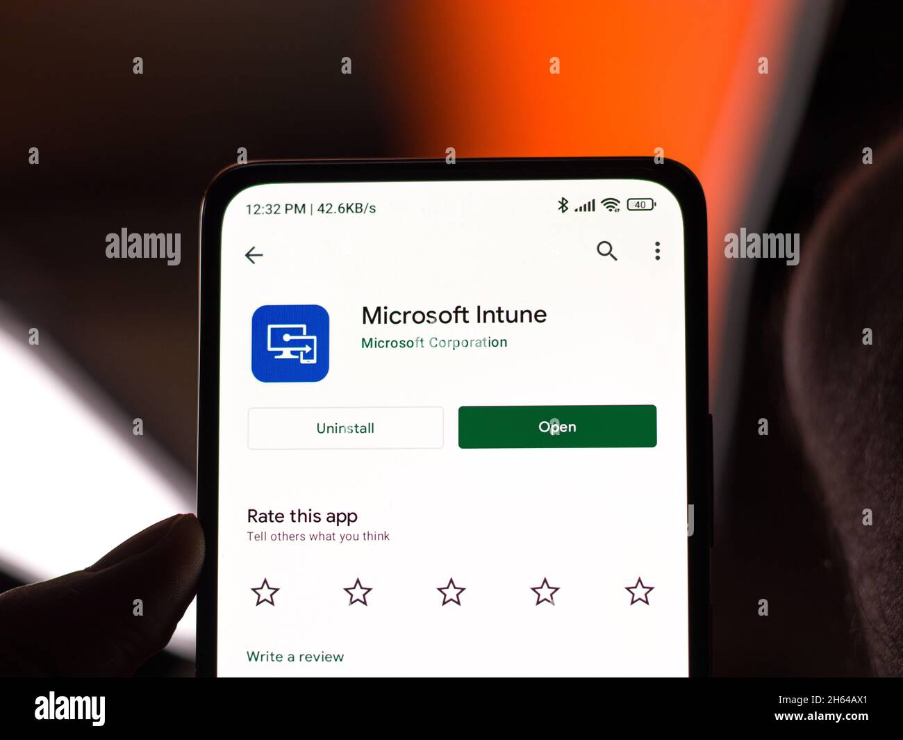 Microsoft intune image -Fotos und -Bildmaterial in hoher Auflösung – Alamy