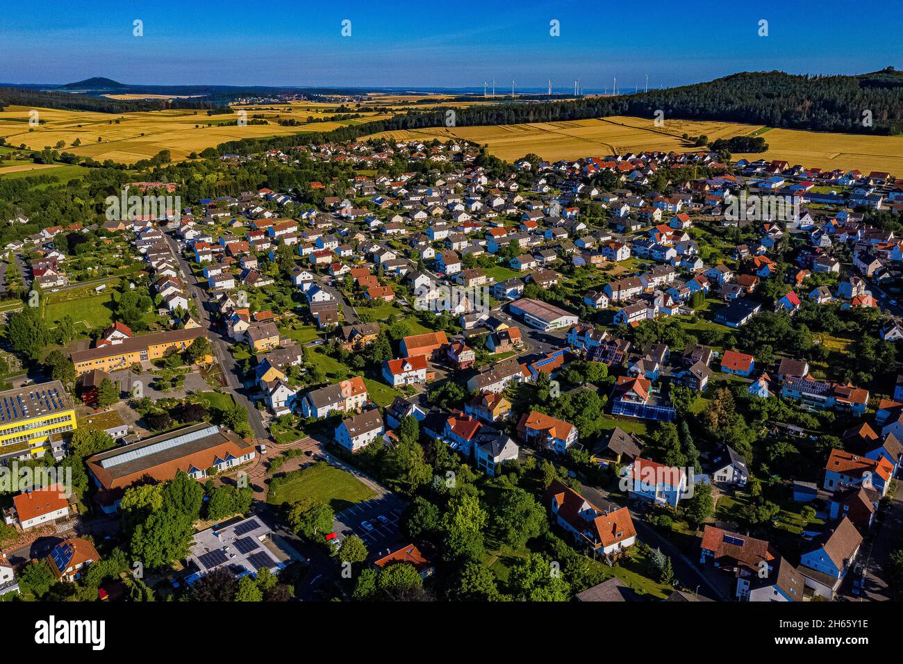 Bad Emstal aus der Luft | Luftbilder von Bad Emstal im Landkreis Fulda ...