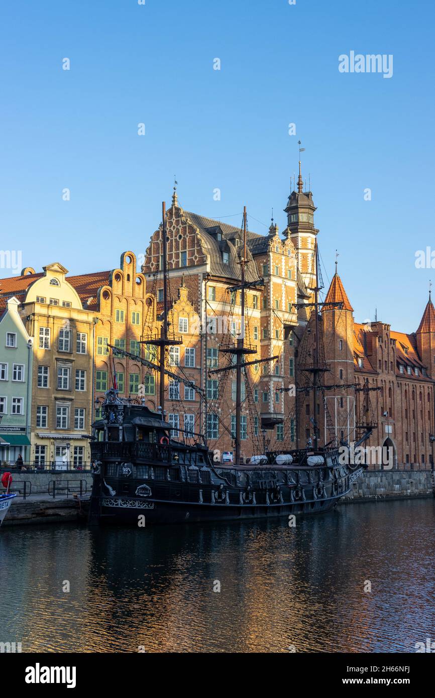 DANZIG, POLEN - 08. Oktober 2021: Ein faszinierender Blick auf die ...