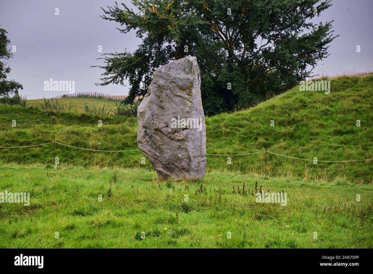 Avebury Stone Circle Henge Monument steht in Wiltshire, Südwestengland ...