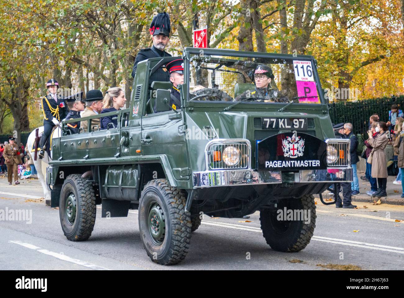 DER PAGEANTMASTER, Dominic Reid bei der Lord Mayor's Show, Parade ...