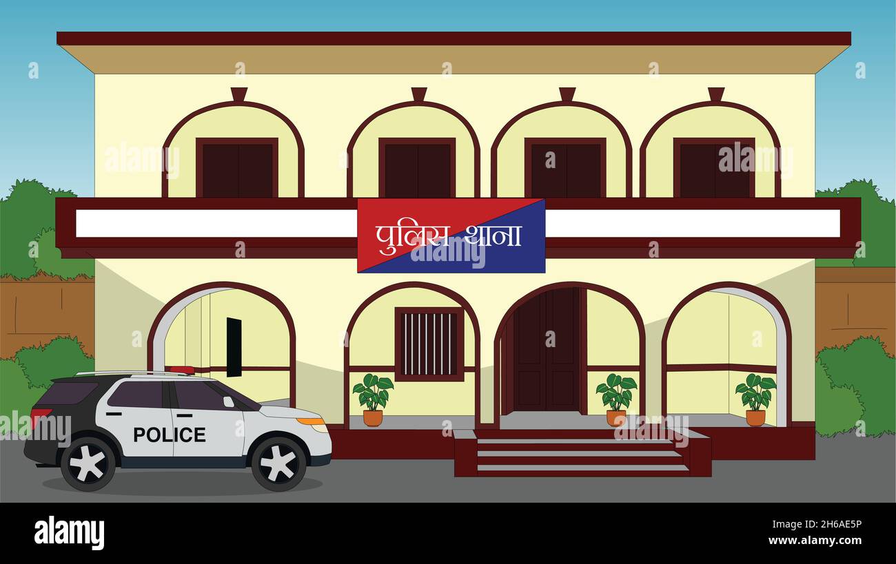 Indian police car Stock-Vektorgrafiken kaufen - Alamy