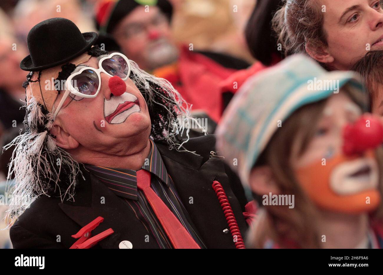 Der alljährliche Clowns-Gottesdienst fand heute Nachmittag in der Holy ...