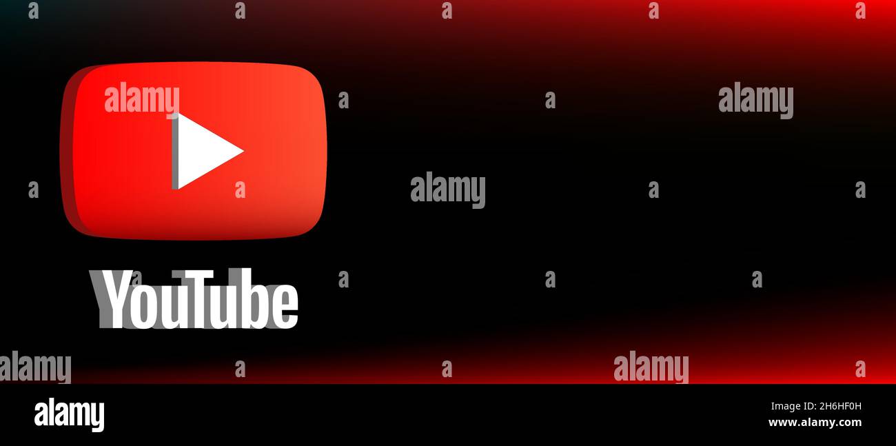 Youtube logo symbol Stock-Vektorgrafiken kaufen - Alamy