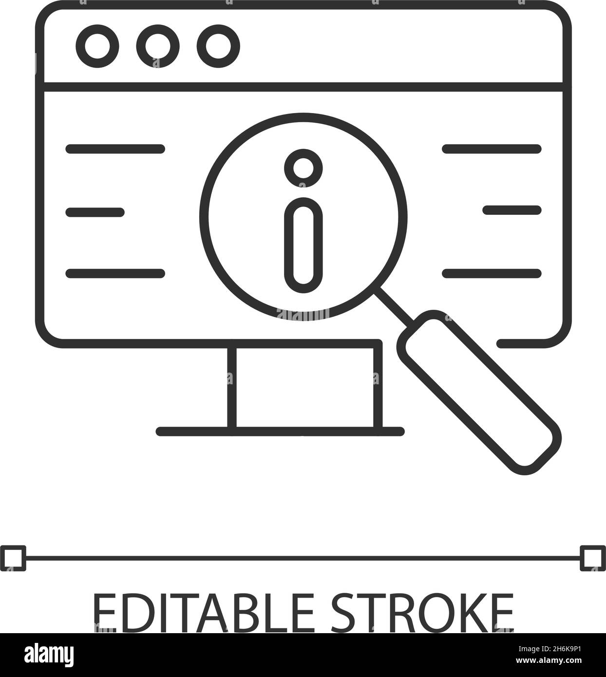 Online recherchieren Stock-Vektorgrafiken kaufen - Alamy