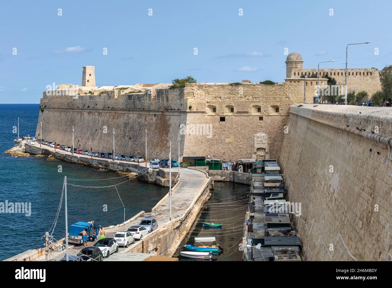 Fort St Elmo, Valletta, Malta, Europa - Ein UNESCO-Weltkulturerbe ...