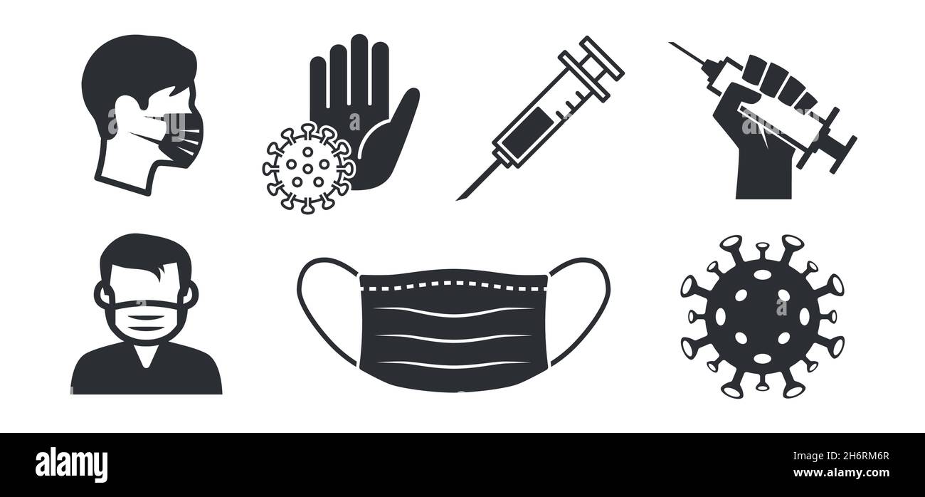 Covid impfung immunisierung Stock-Vektorgrafiken kaufen - Alamy
