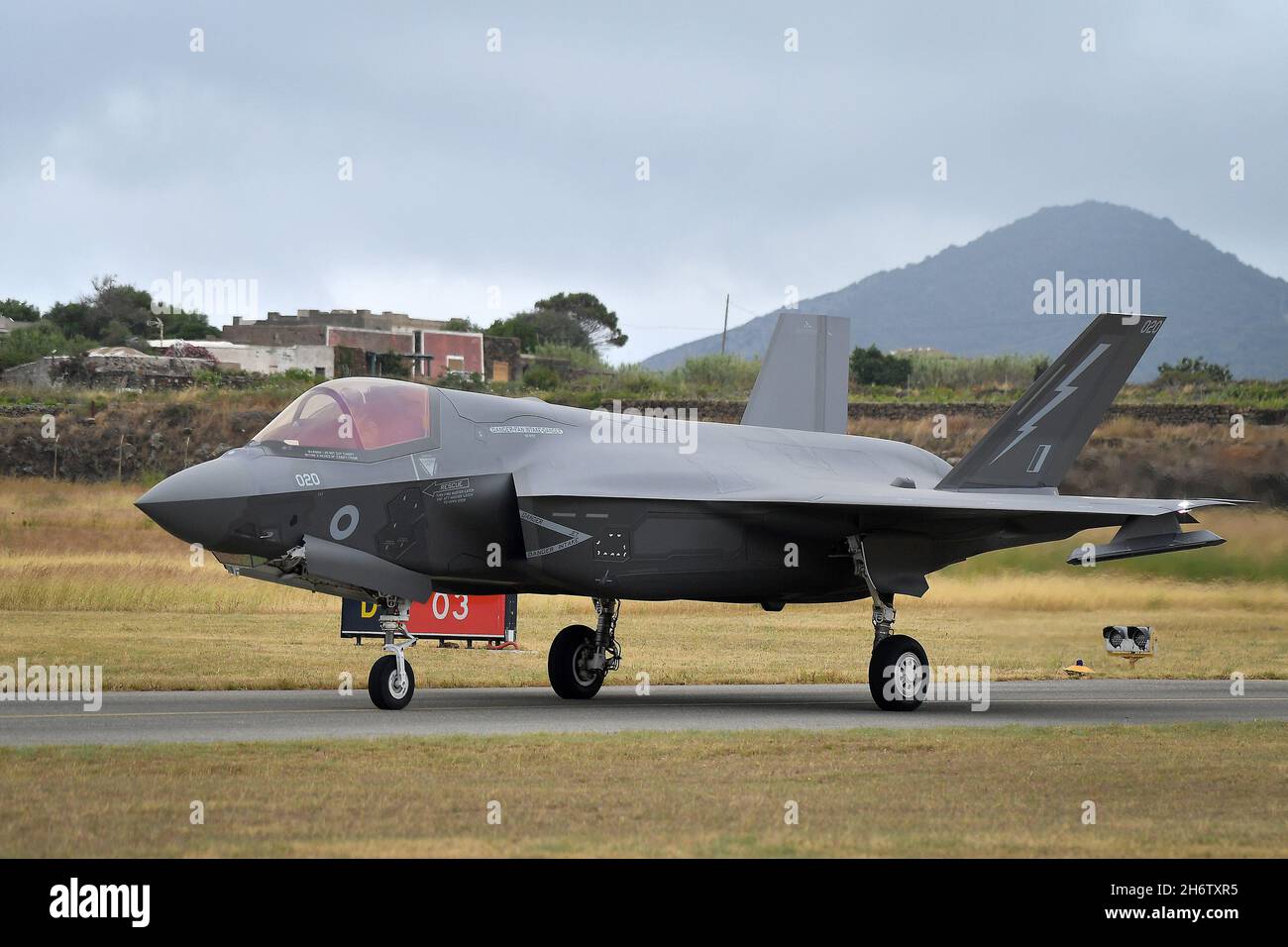 Eine RAF Lockheed Martin F-35BLightning II auf dem britischen ...