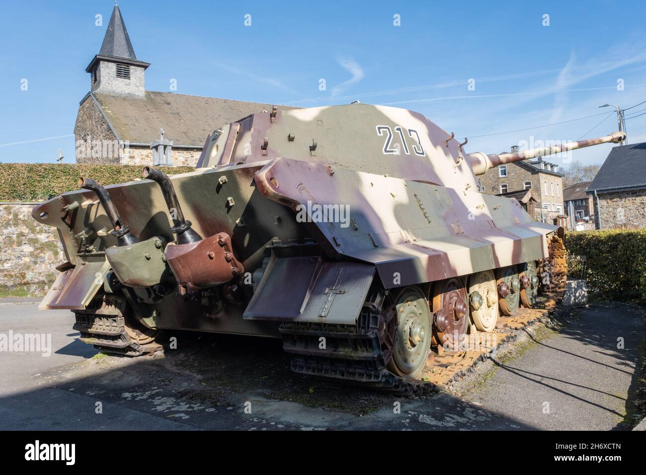 Stoumont, Belgien - 29. Oktober 2021. Dieser deutsche Tiger II Tank ...