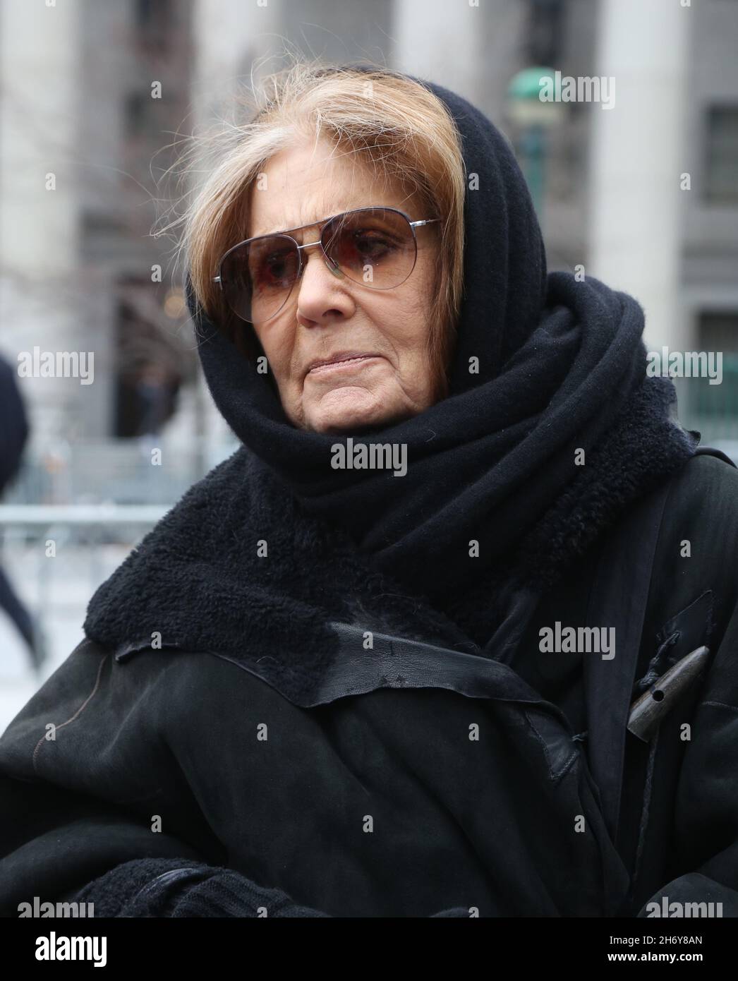 New York - NY - 20190119 - Gloria Steinem und die Darsteller des Off ...