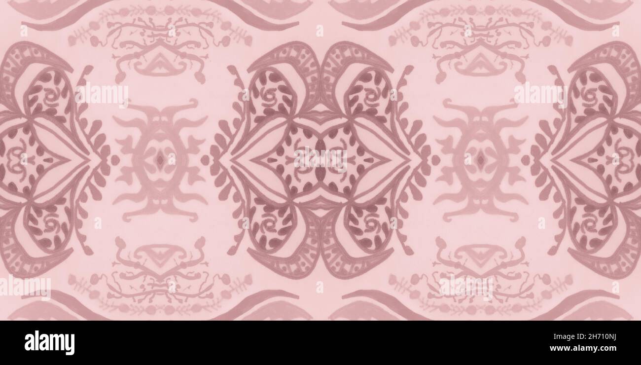 Viktorianisches Fliesenmuster. Barocke Retro-Struktur. Einrichtung im ...