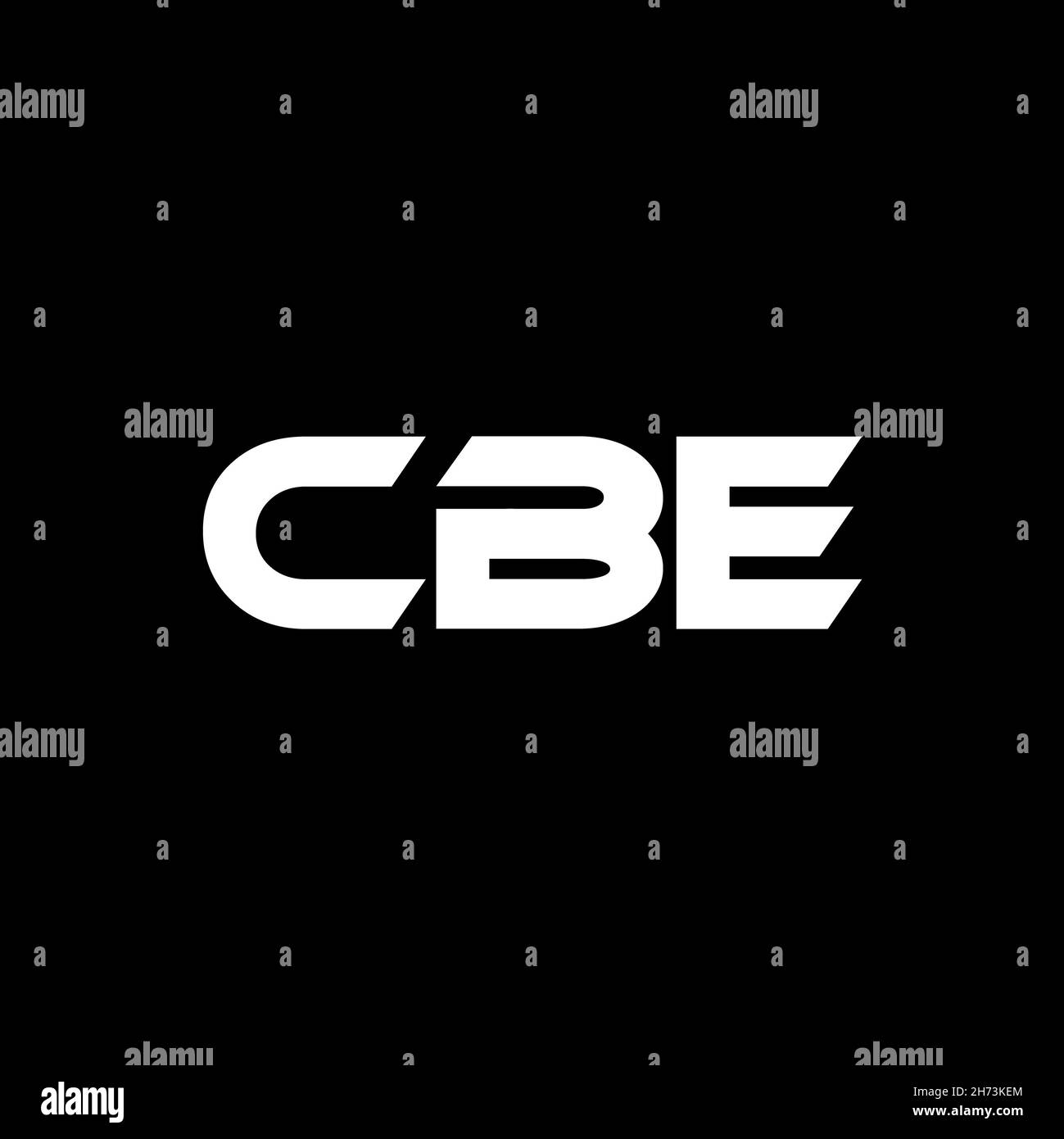CBE Buchstaben Logo-Design mit weißem Hintergrund in Illustrator ...