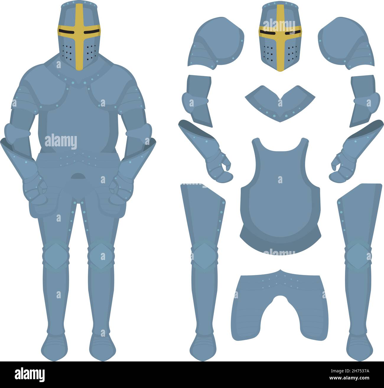 Mittelalterliche Ritterrüstung Stockfotos und -bilder Kaufen - Alamy