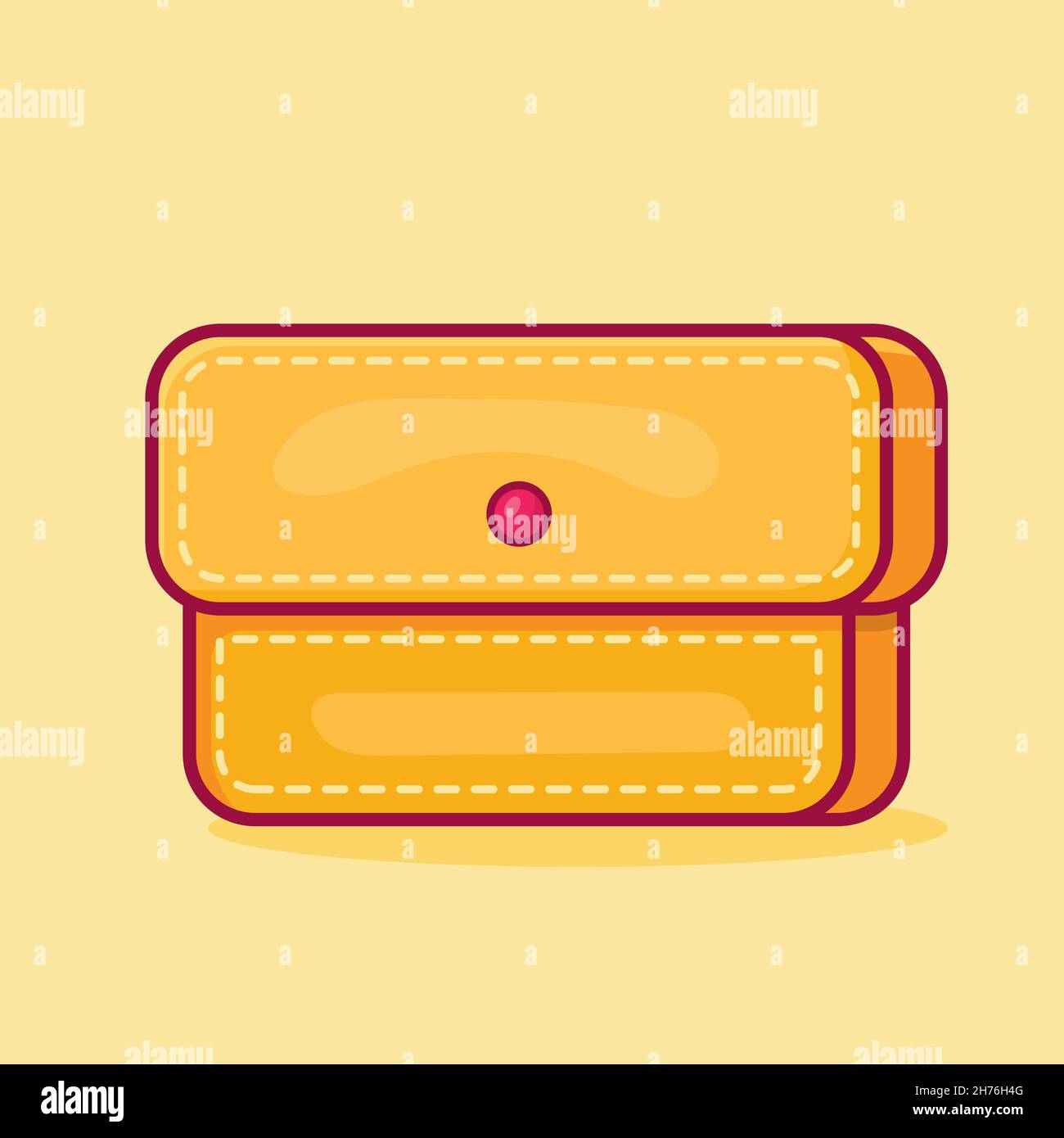 Handtasche isoliert Cartoon Vektor Illustration Stock-Vektorgrafik - Alamy