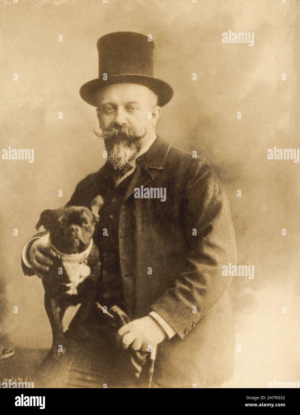 Portrait de Henry Gauthier-Vilars dit Willy (1859 - 1931) ecrivain ...