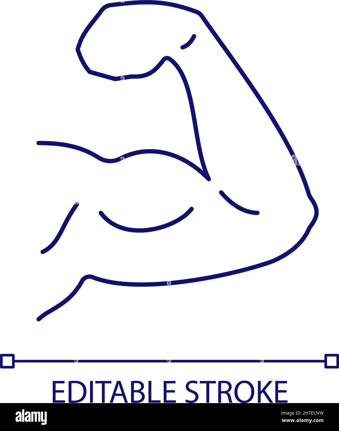 Arm, bizeps, starke hand symbol cartoon -Fotos und -Bildmaterial in ...