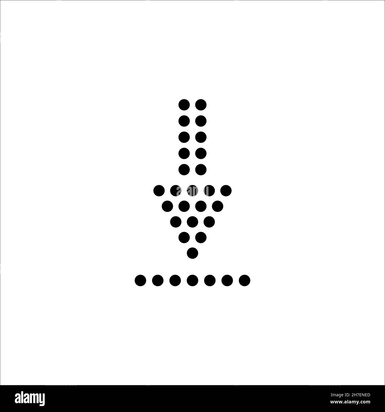 Download- und Upload-Symbol. Hintergrund per Drag & Drop verschieben ...