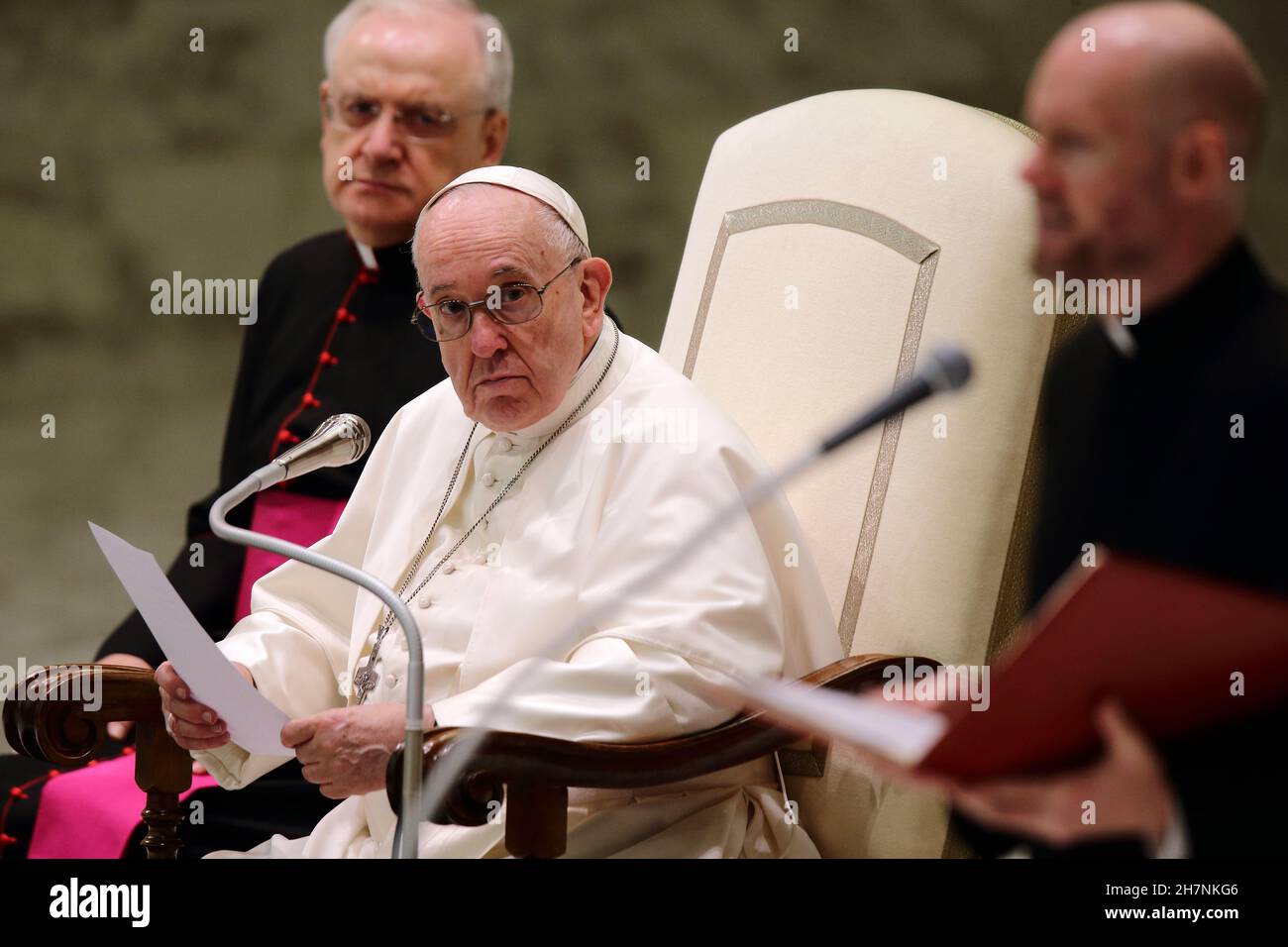 Vatikanstadt. 24. November 2021 - Vatikanstadt (Heiliger Stuhl) PAPST ...