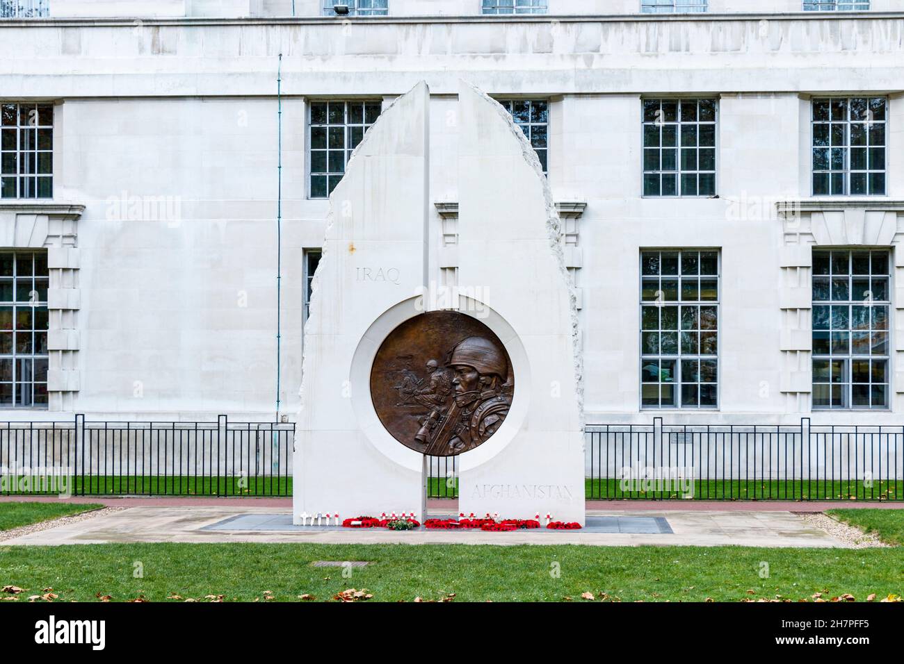 Das Iraq and Afghanistan Memorial, ein Kriegsdenkmal in Victoria ...