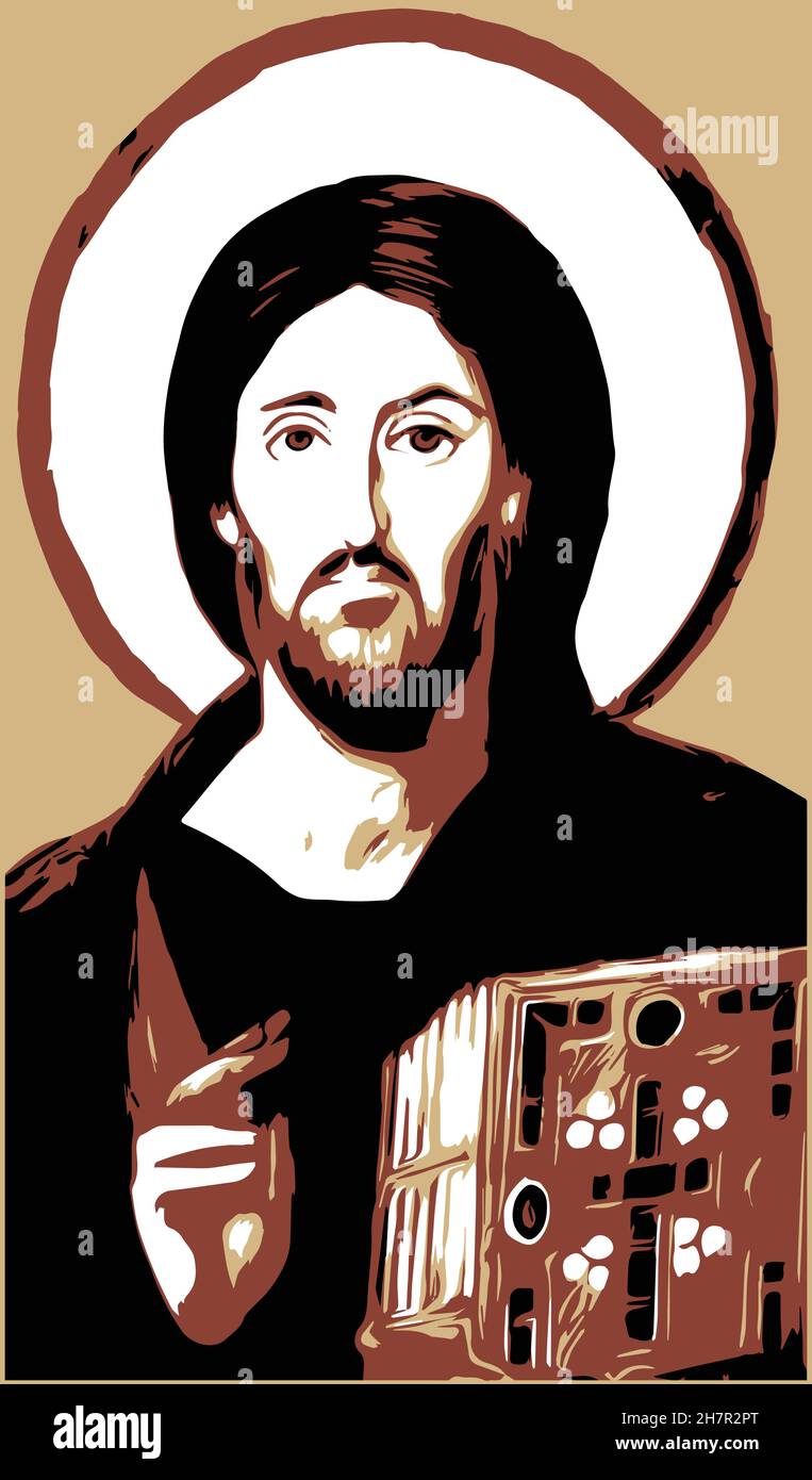 Darstellung von jesus christus Stock-Vektorgrafiken kaufen - Alamy