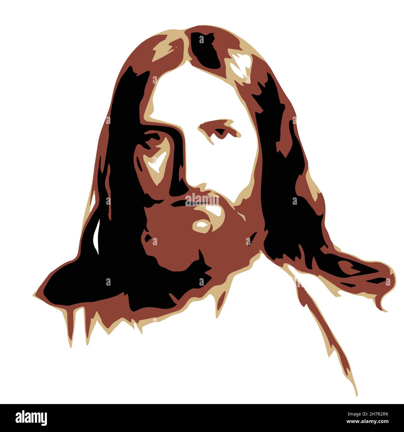 Darstellung Von Jesus Christus Stock-Vektorgrafiken kaufen - Alamy
