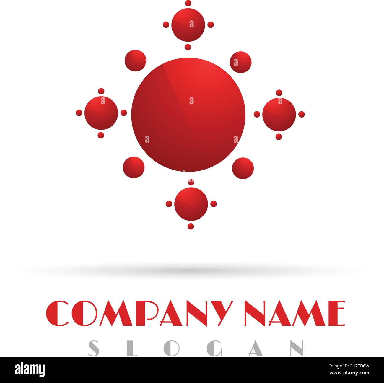 Vektor-Logo-Vorlage, kreatives Logo-Konzept. Logo Vektorform, Logos ...