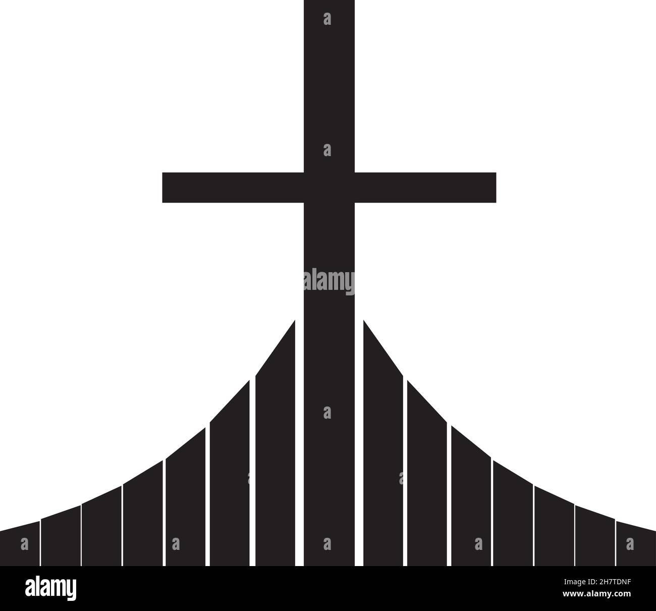 Kreuz von kalvarienberg Stock-Vektorgrafiken kaufen - Alamy