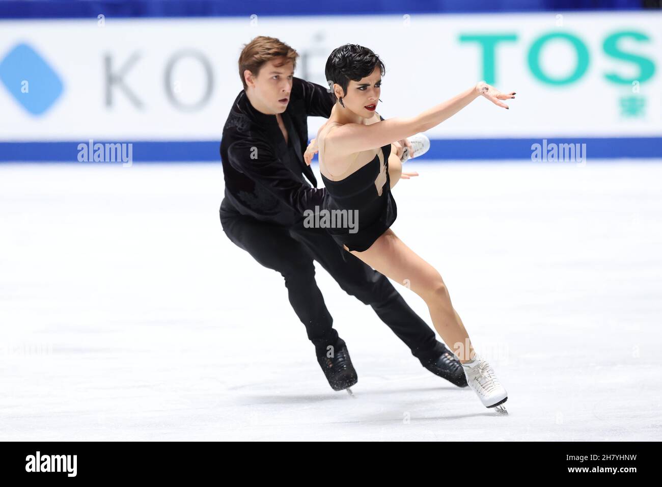 Tokio, Japan. 13th. November 2021. Sara Hurtado & Kirill Khaliavin (ESP) Eiskunstlauf : ISU ...