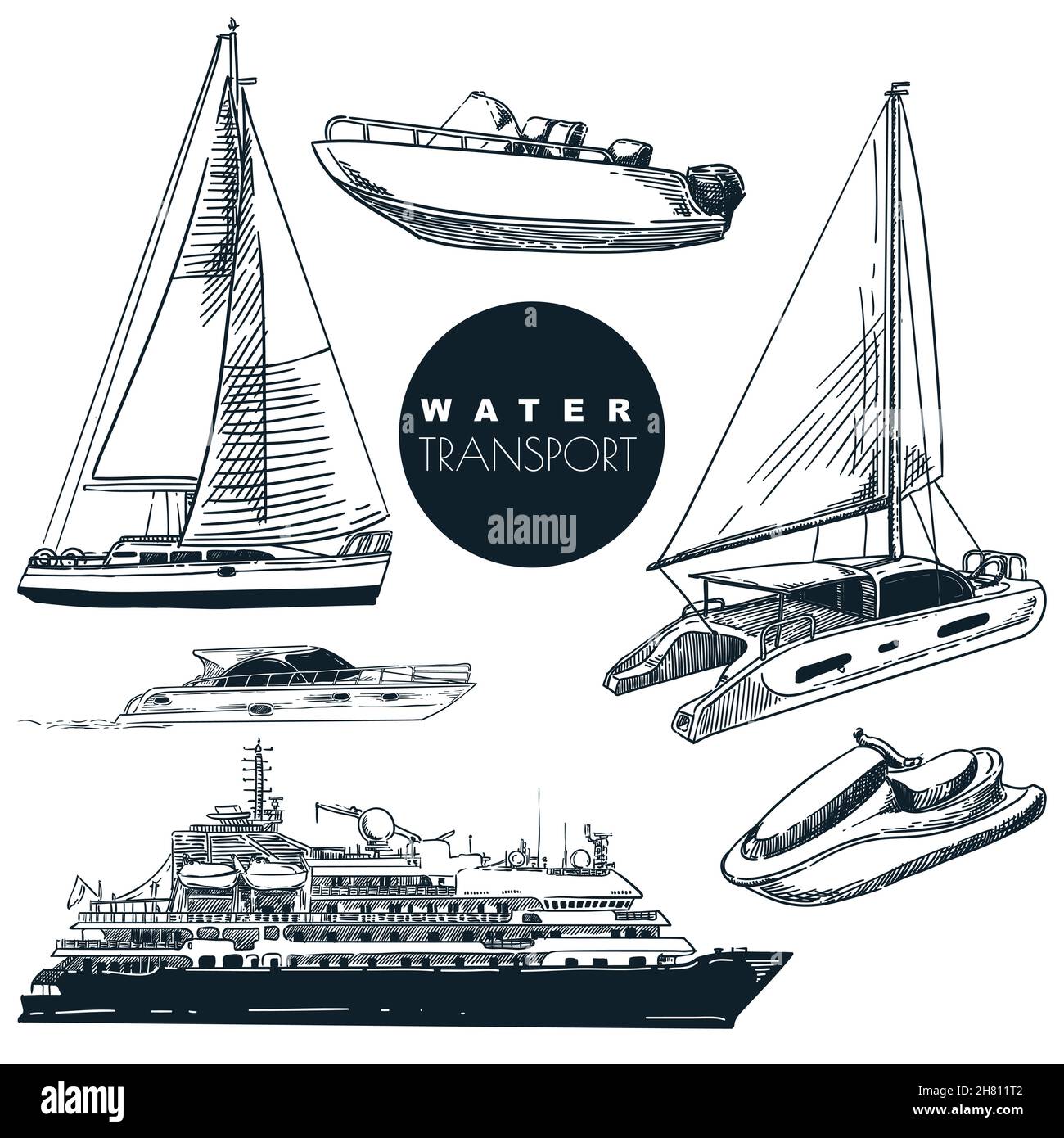 Boot skizze -Fotos und -Bildmaterial in hoher Auflösung – Alamy