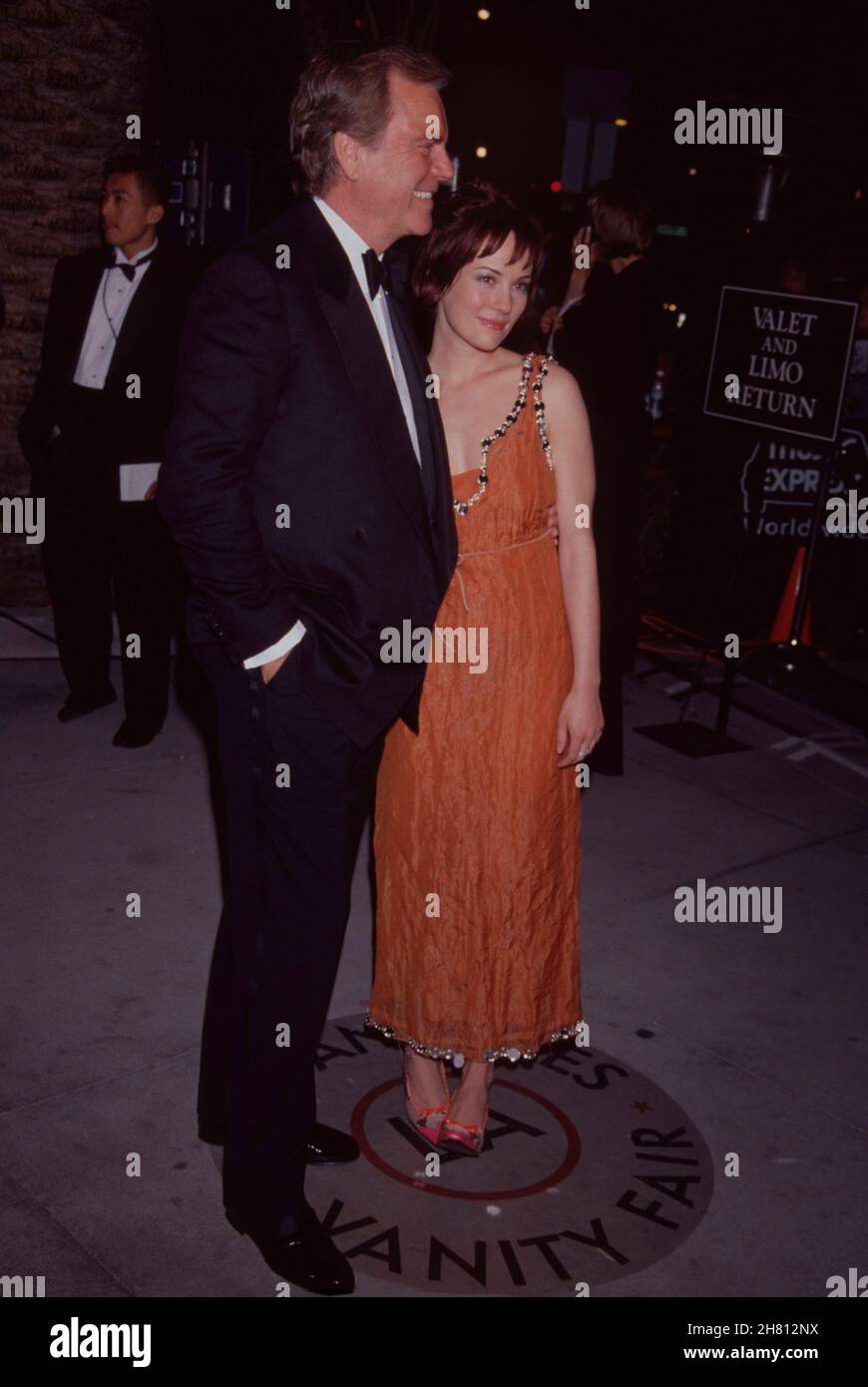 Los Angeles.CA.USA.BIBLIOTHEK. Robert Wagner und Natasha Gregson Wagner ...