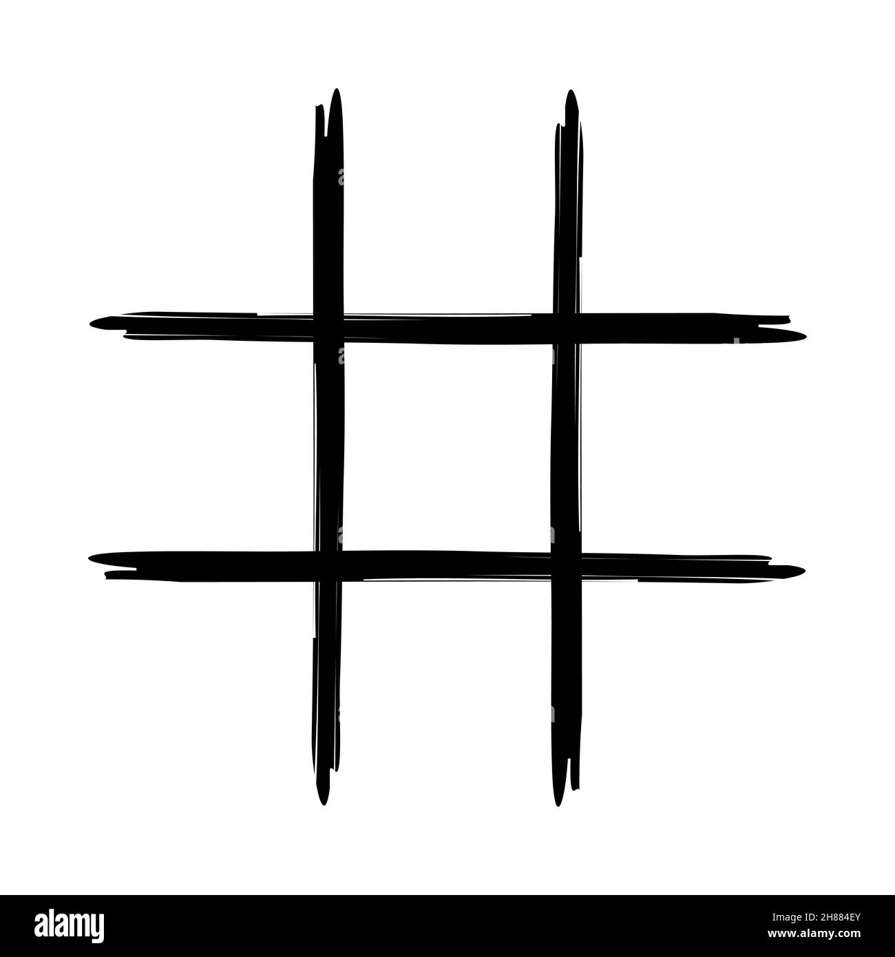 Tabelle mit TIC-Tac-Toe-Variationen. Minispiel. Vektorgrafik Stock ...