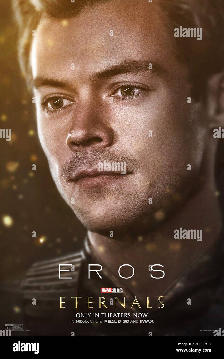 ETERNALS, US-Charakterposter, Harry Styles as Eros, 2021. © Walt Disney ...