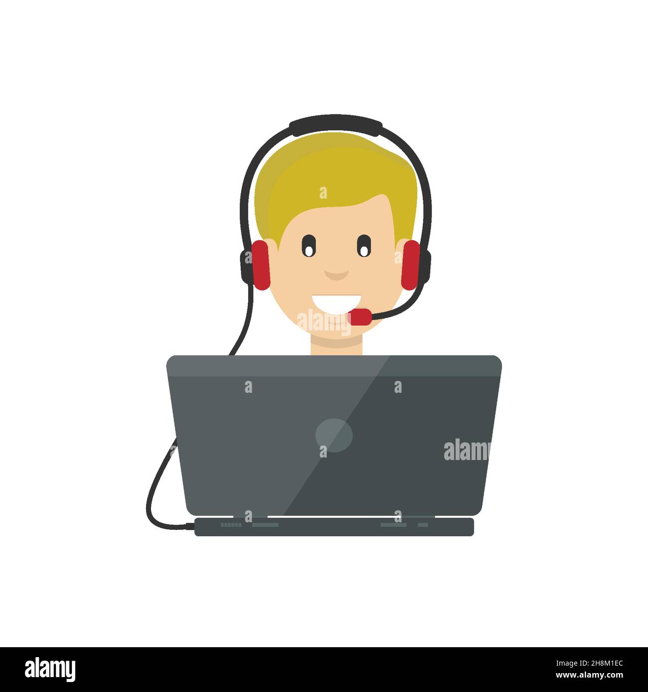 Call center icon Stock-Vektorgrafiken kaufen - Alamy