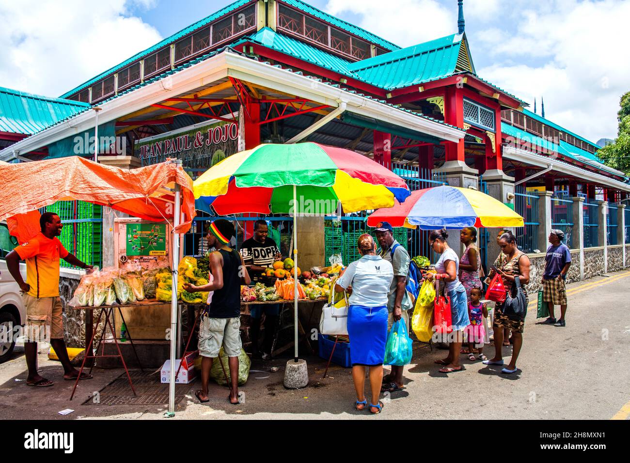 Victoria mahe market seychelles -Fotos und -Bildmaterial in hoher ...