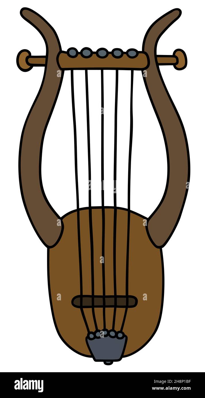 Griechische saiteninstrumente oder chordophone der antike -Fotos und ...