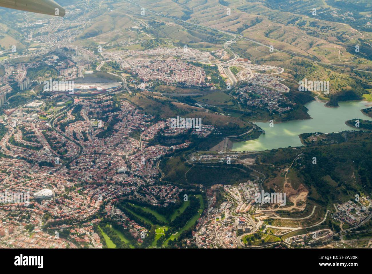 Luftbild Von Mexiko Stadt Vororten Stockfotos und -bilder Kaufen - Alamy