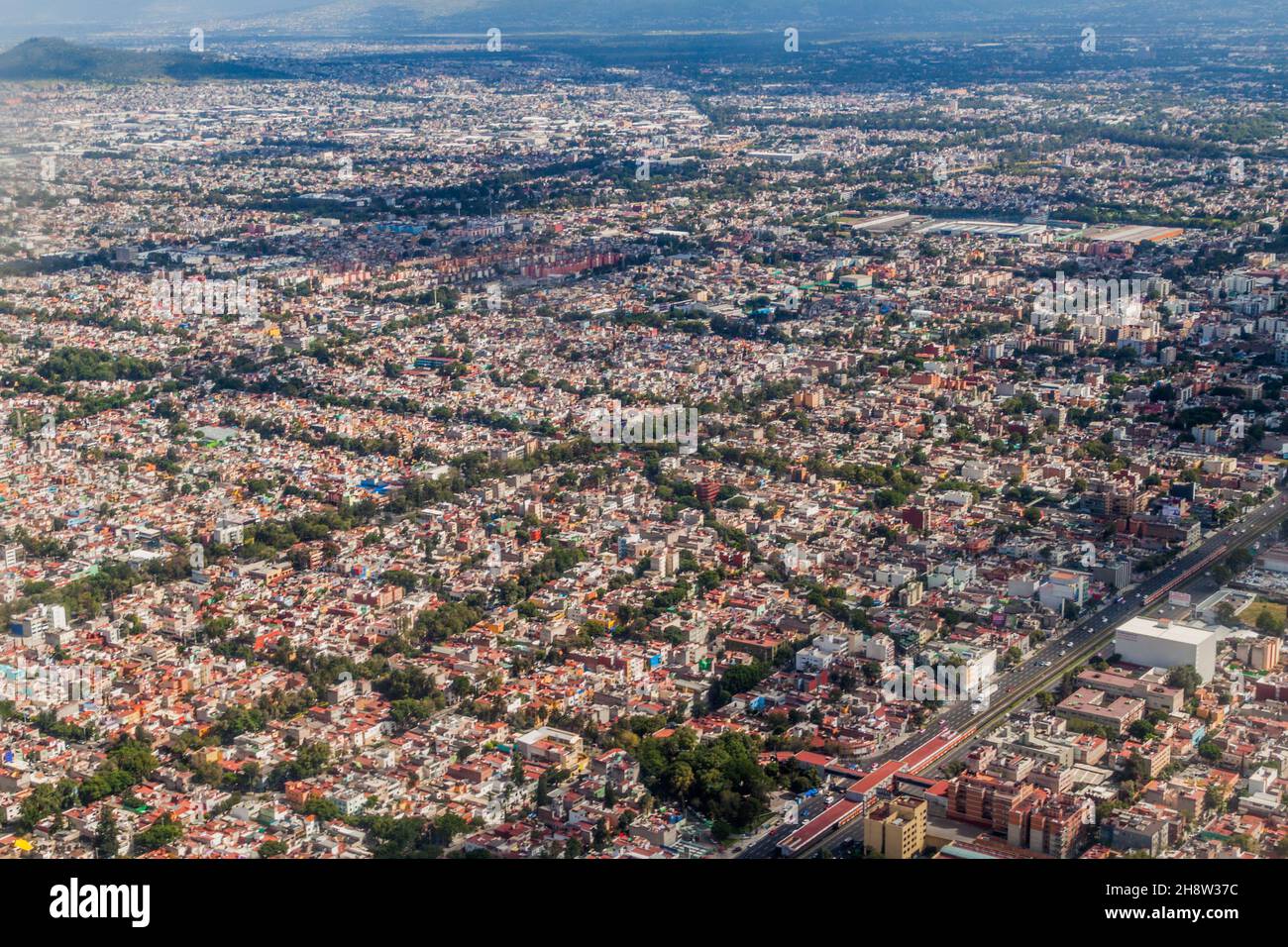 Luftbild Von Mexiko Stadt Vororten Stockfotos und -bilder Kaufen - Alamy