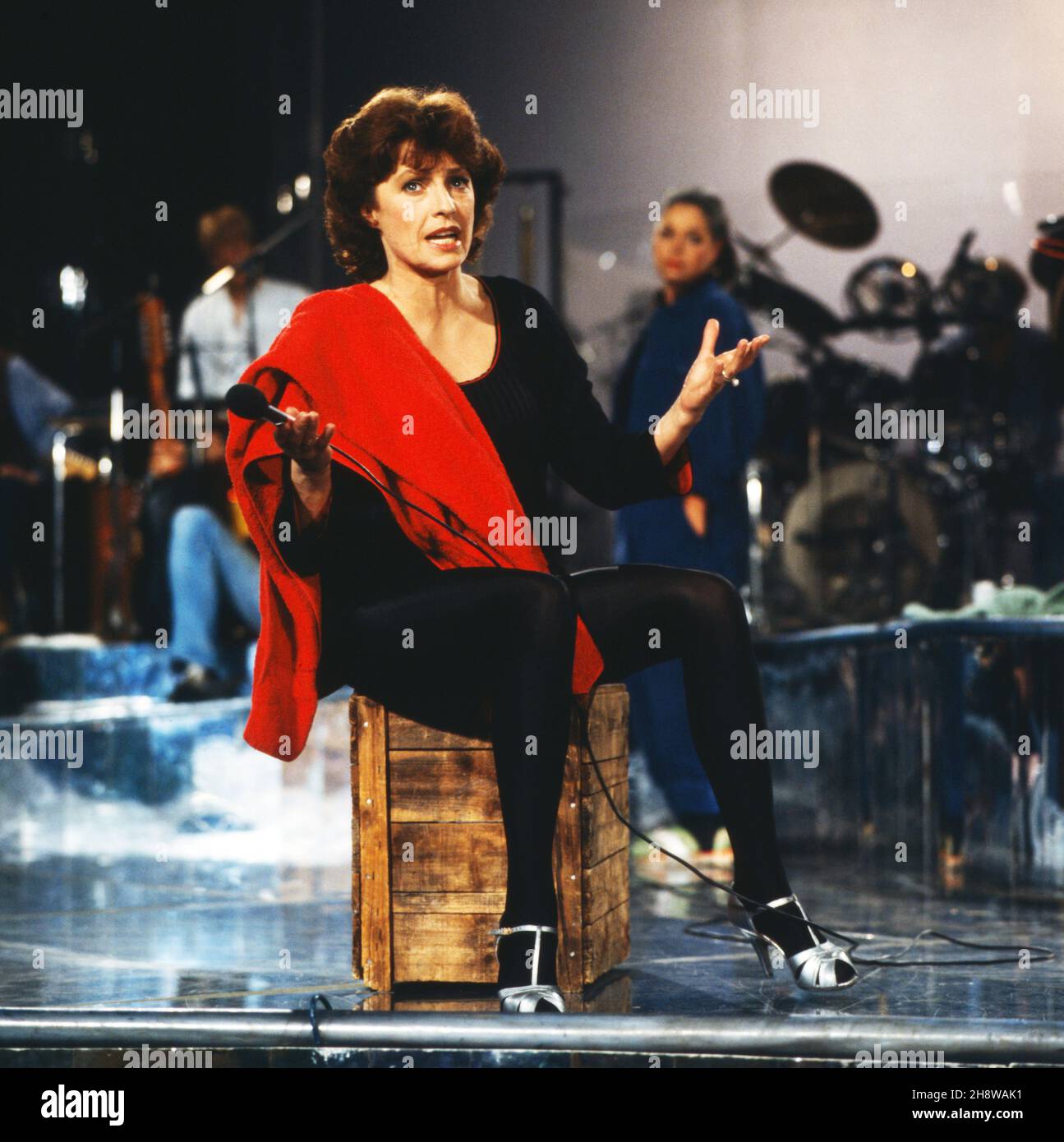 Nicole Heesters, deutsche Schauspielerin und Hörspielerin, bei einem ...