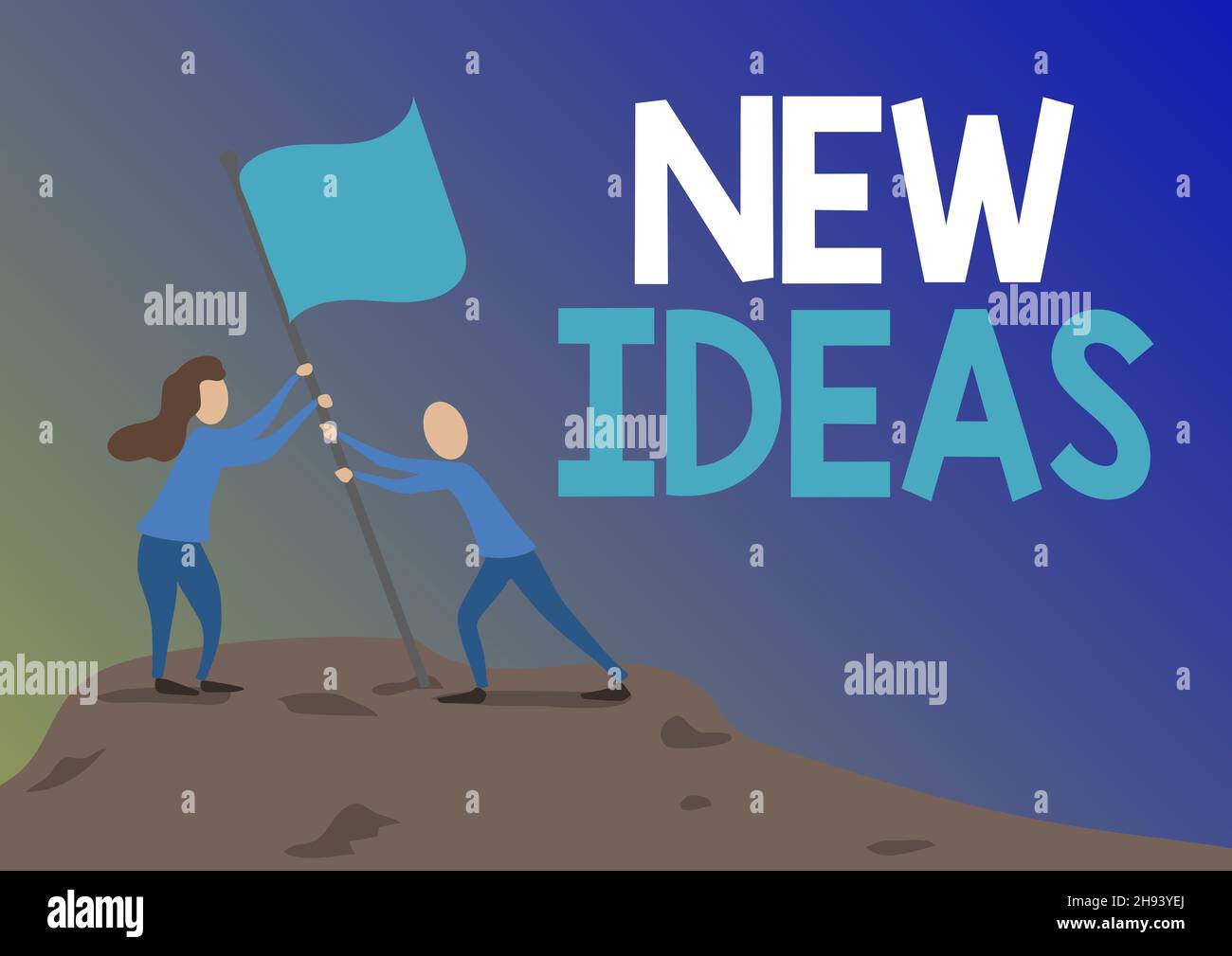 Konzeptionelle Bildunterschrift Neue Ideen. Geschäftsidee etwas ...