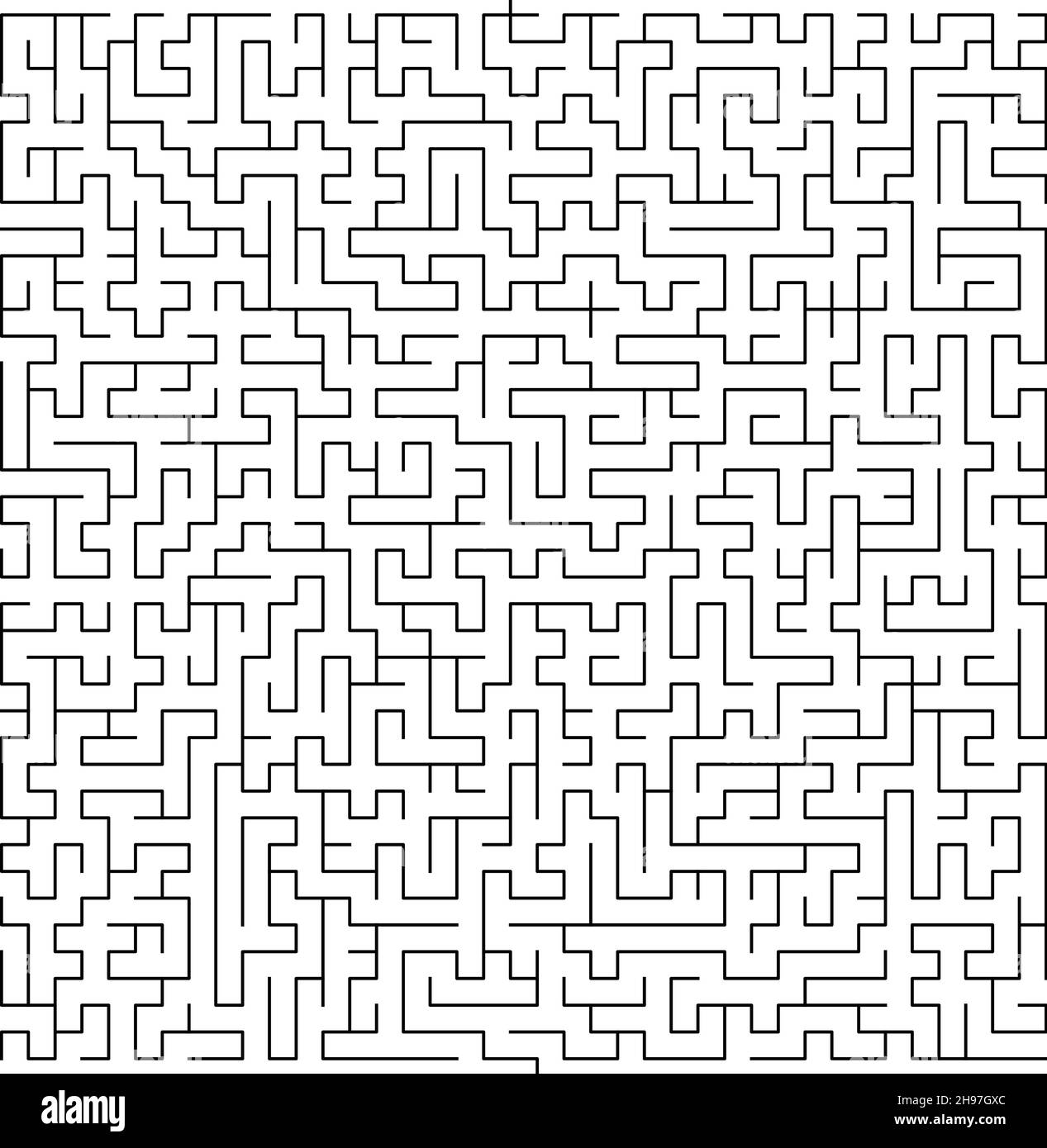 Maze Vektor-Illustration isoliert auf weißem Hintergrund ...