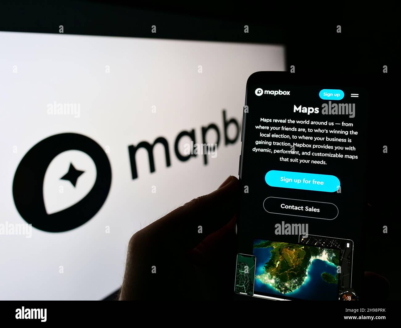 Mapbox logo -Fotos und -Bildmaterial in hoher Auflösung – Alamy