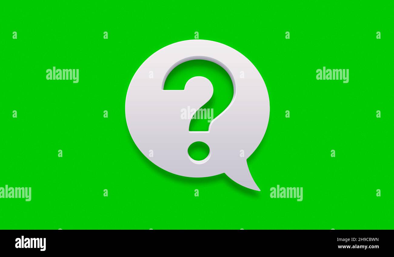 3d question mark -Fotos und -Bildmaterial in hoher Auflösung – Alamy