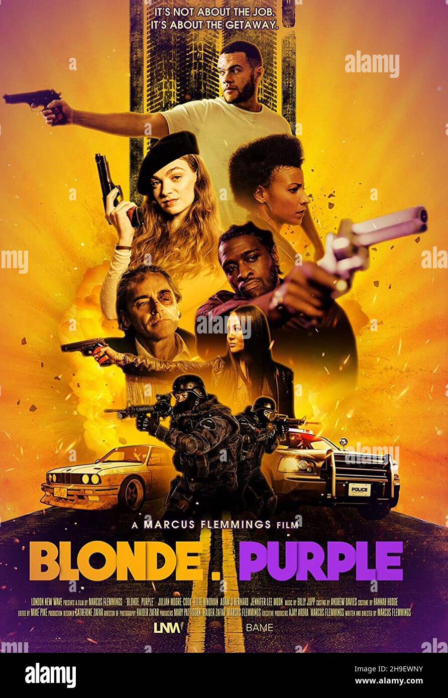 BLOND. VIOLETT, (aka BLONDES PURPUR), Poster, von oben: Julian Moore ...